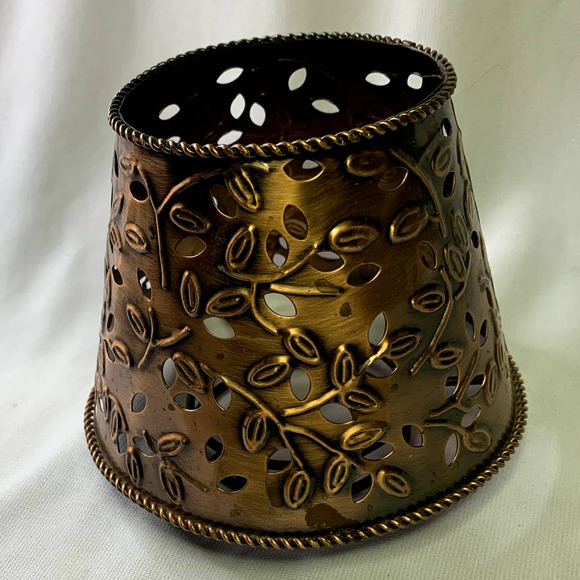 None | Accents | Vintage Copper Fairy Lamp Shade | Poshmark
